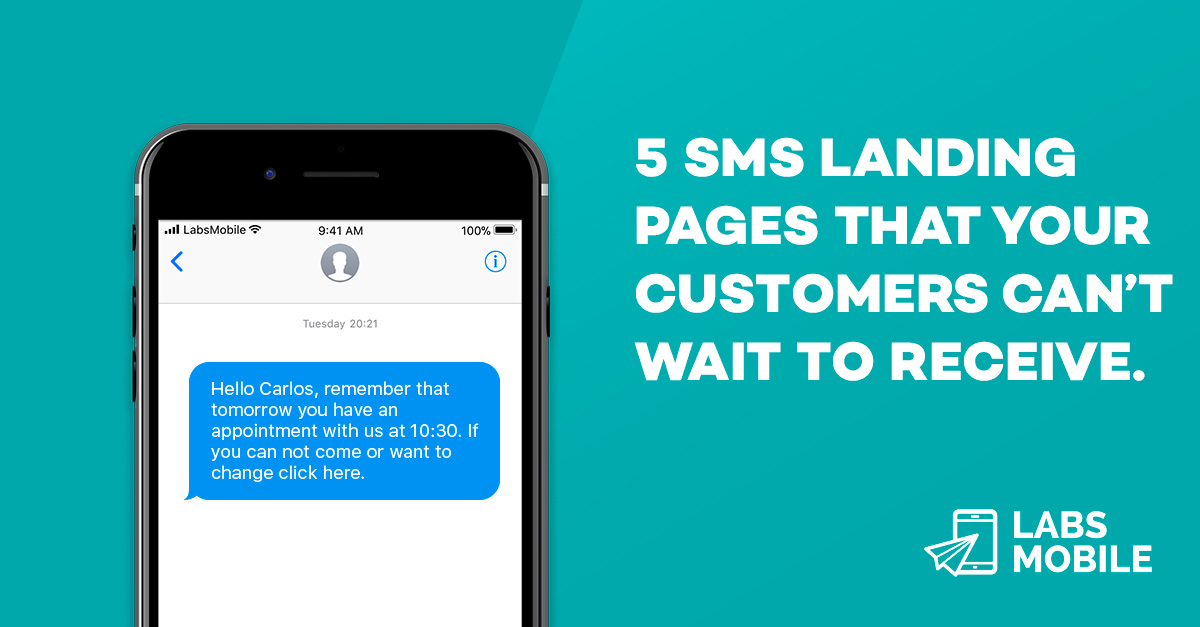 5 SMS landing pages that your customers can’t wait to receive – LabsMobile