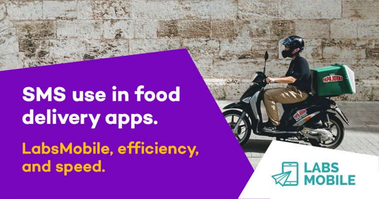 Massive SMS messaging. Examples of SMS use in food delivery apps ...