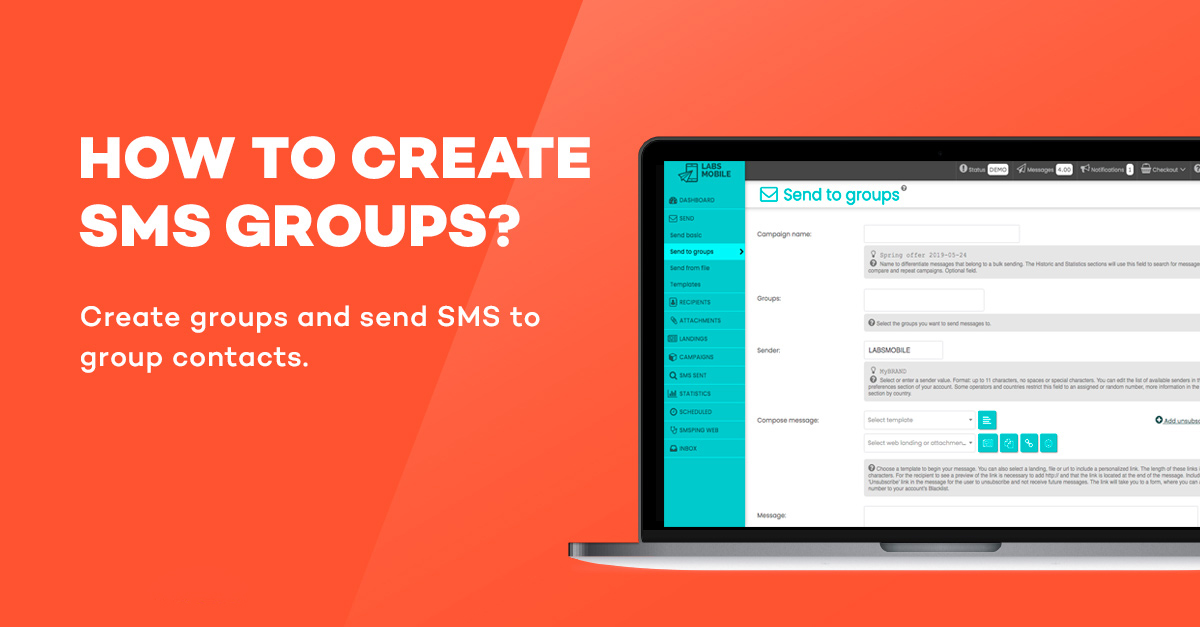 How to create SMS groups? Create groups and send SMS to group contacts ...